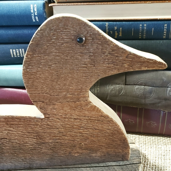 Hand Crafted | Accents | Handmade Vintage Wooden Duck Decoy Functional ...